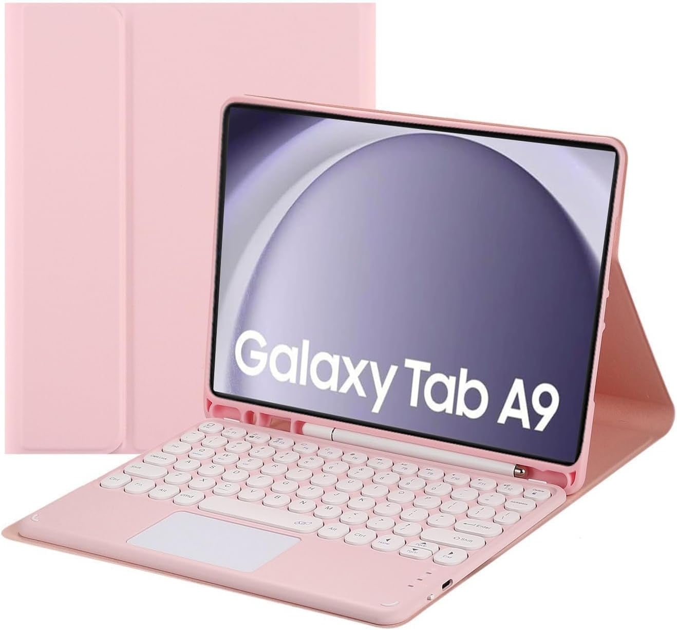 Samsung Galaxy Tab A9 8.7-inch touch keyboard protective case with pen ...