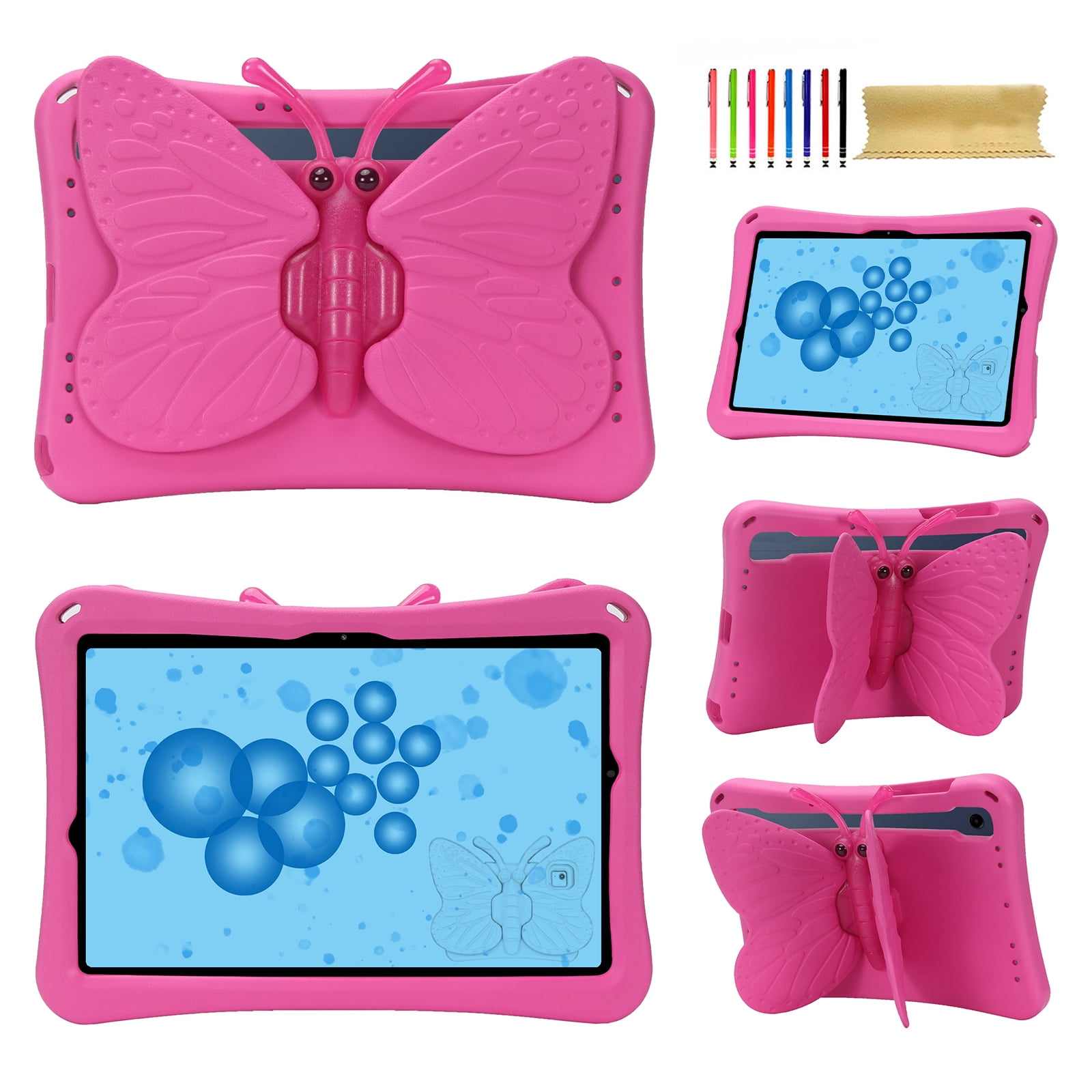 for Samsung Galaxy Tab A9+/S9/S8/S7/S9FE Cute Rotating Butterfly Wings ...