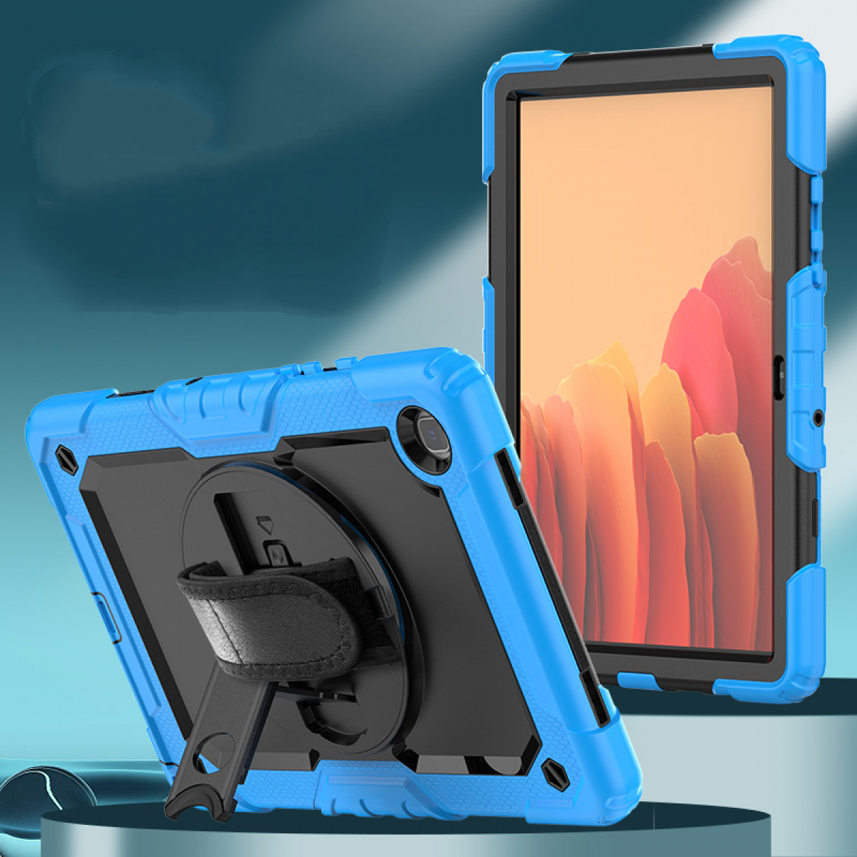 for Samsung Galaxy Tab S9/ S9 FE 5G Tablet Case 2023 with Screen Protector Holder [360 Rotating ...