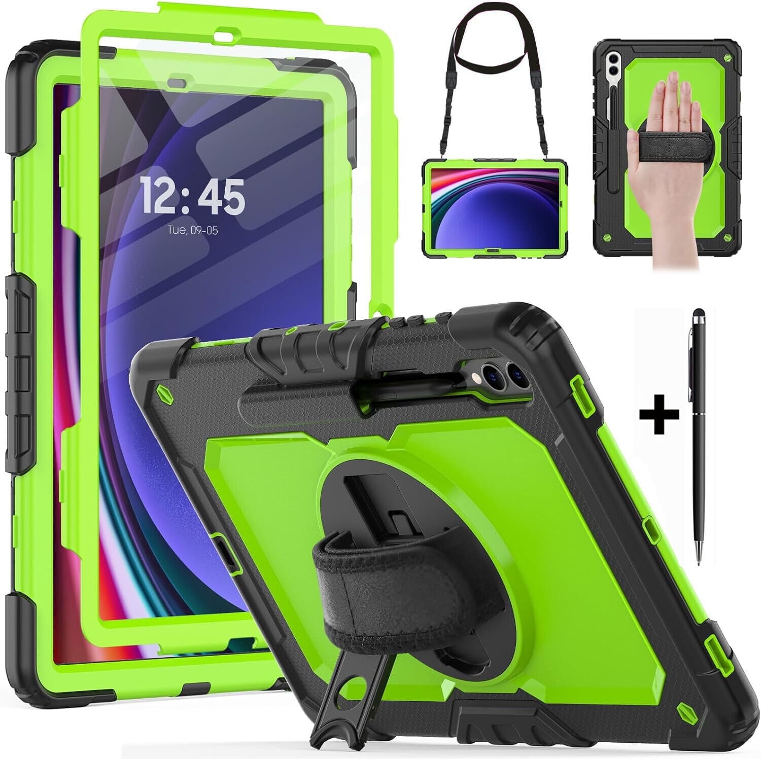 for Samsung Galaxy Tab S9/ S9 FE 5G Tablet Case 2023 with Screen ...