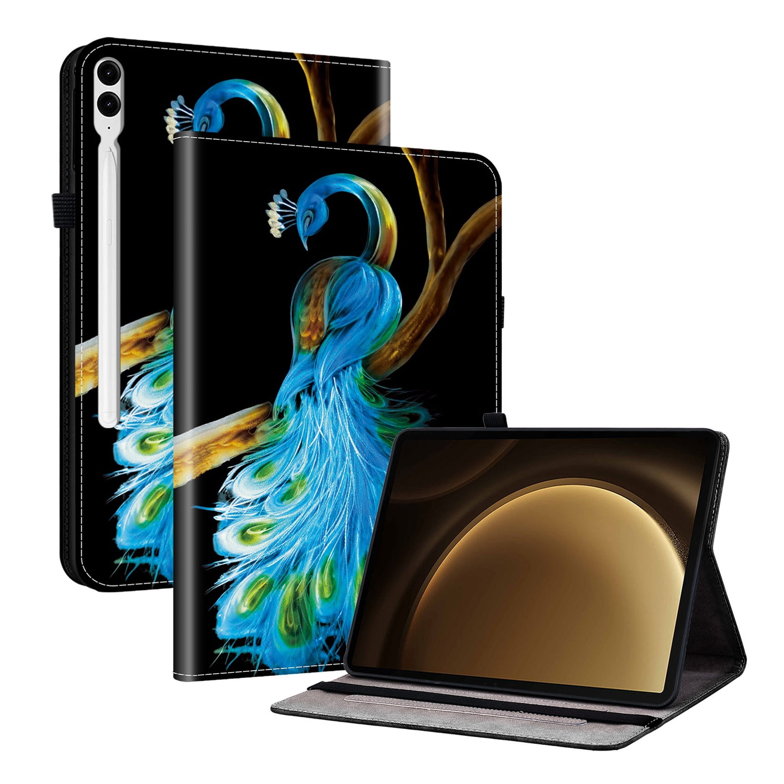 For Samsung Galaxy Tab S9+/S9 FE+/S10+ (12.4") Folio Case with Stand ...