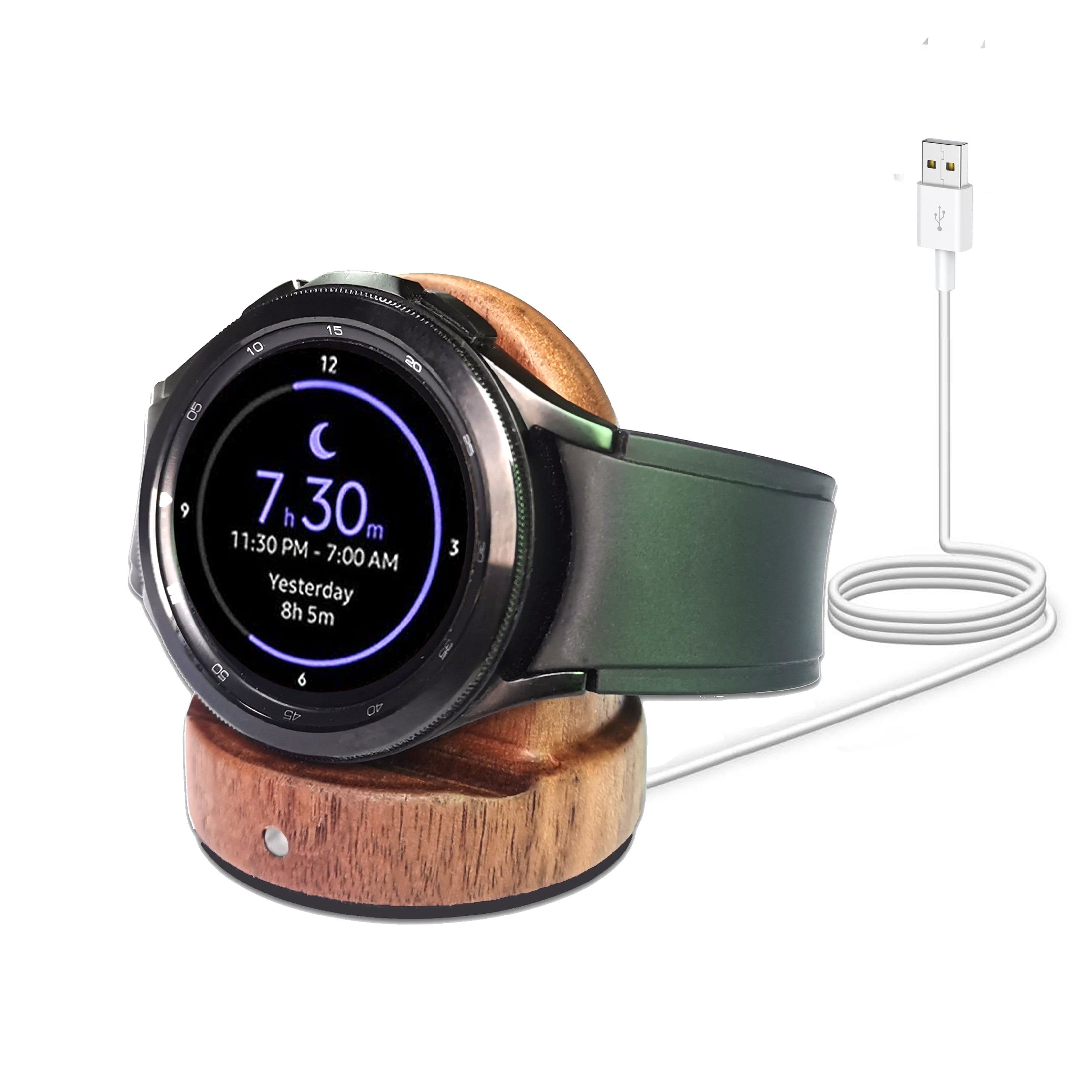 Samsung Galaxy Watch Charging Dock - Wood Watch Charging Stand for ...