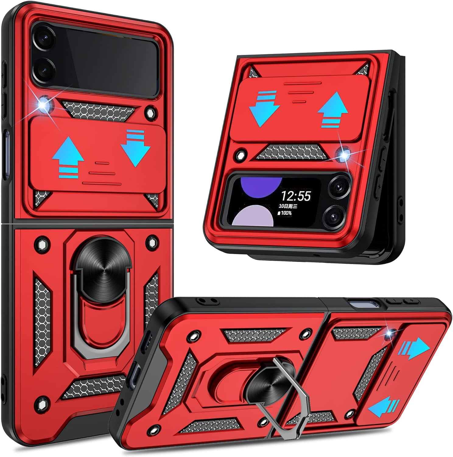 for Samsung Galaxy Z Flip 3 Case, Samsung Galaxy Z FLIP 3 5G Case with ...
