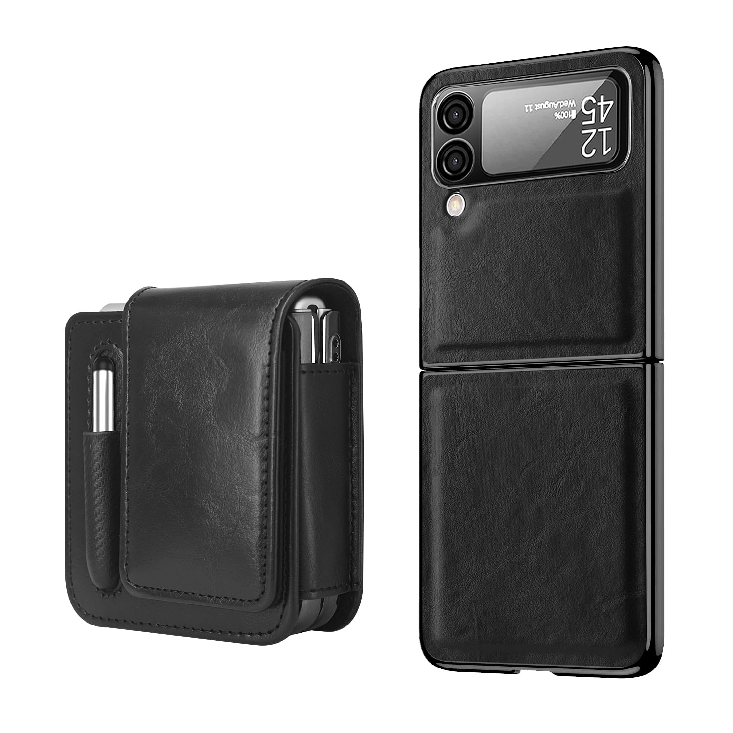 for Samsung Galaxy Z Flip 4 Magsafe Case, Full Body Protection PU ...