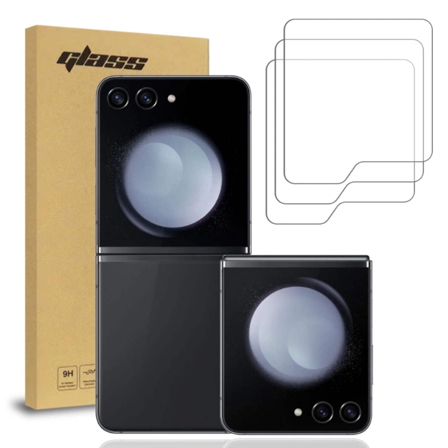 Samsung Galaxy Z Flip 5 (3 Per Pack) 2.5D Glass Screen Protector ...