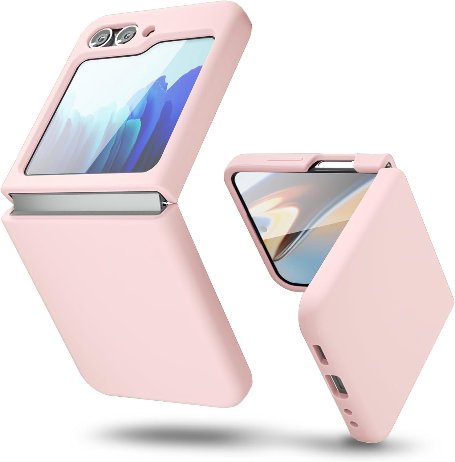 for Samsung Galaxy Z Flip 5 Phone Case Liquid Silicone, Cute Thin Slim ...