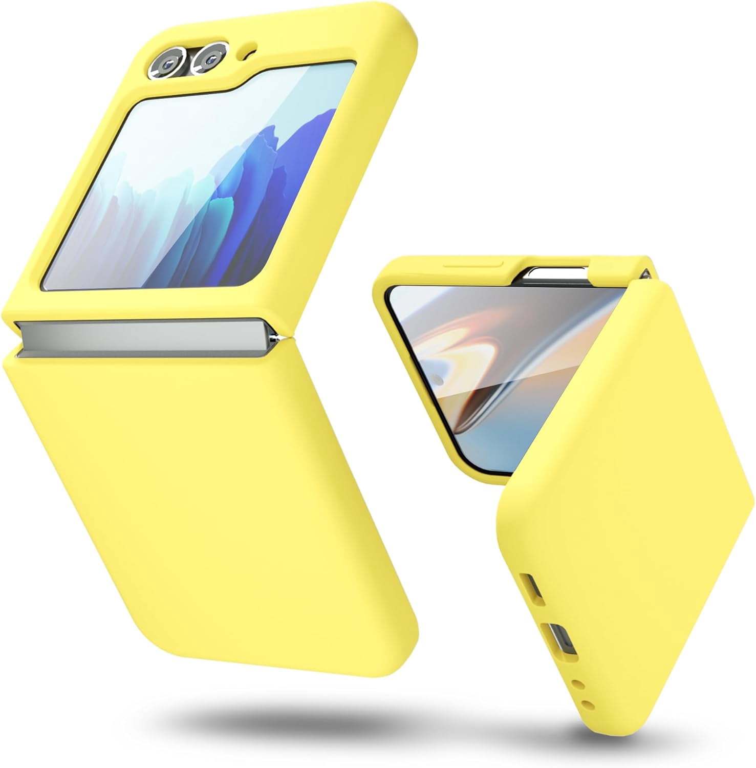 for Samsung Galaxy Z Flip 5 Phone Case Liquid Silicone Grip, Cute Thin ...