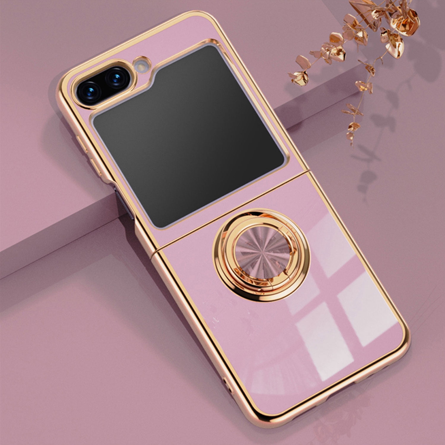 for Samsung Galaxy Z Flip 6 5G Phone Case with Ring Holder, Flip 6 ...