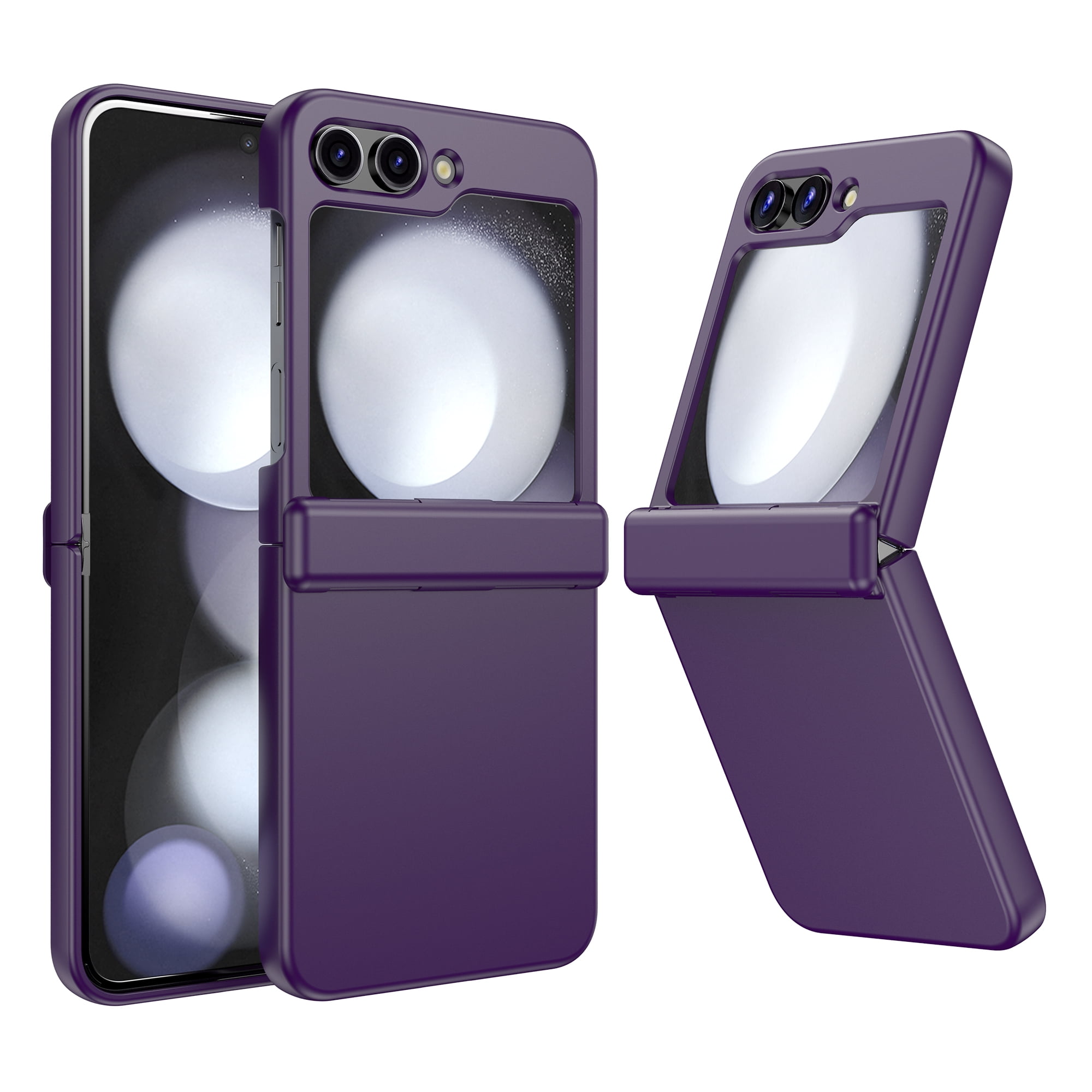 for Samsung Galaxy Z Flip 6 Case with Hinge Protection, Hard PC Ultra ...