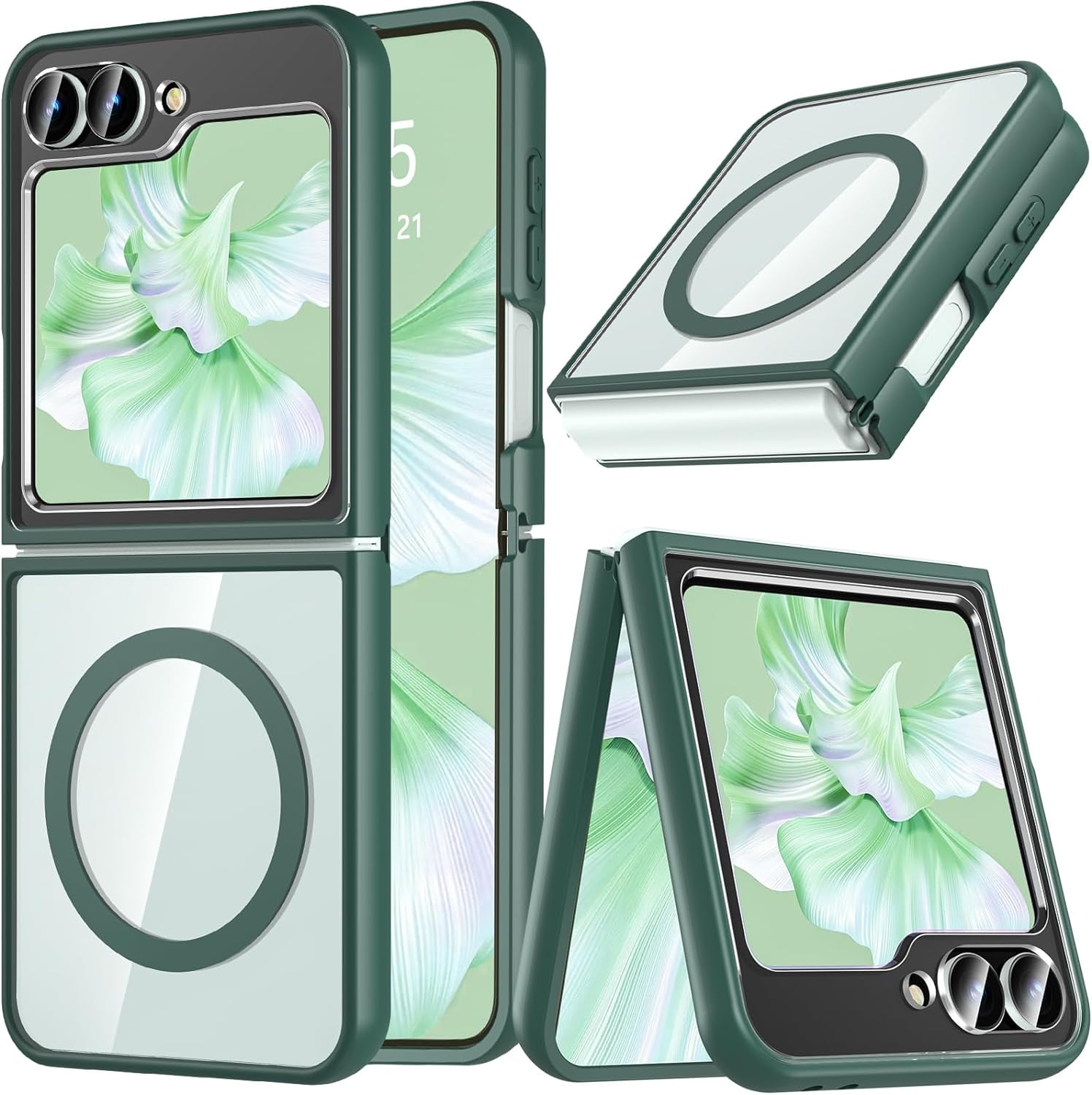 For Samsung Galaxy Z Flip 6 Case Magnetic,Z Flip 6 Case [Compatible ...