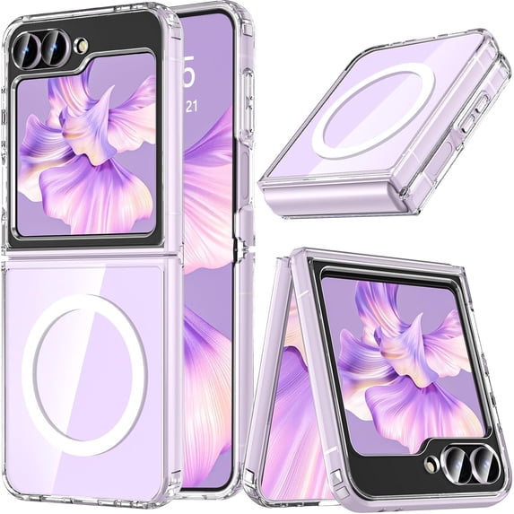 for Samsung Galaxy Z Flip 6 Case Magnetic,Z Flip 6 Case [Compatible ...