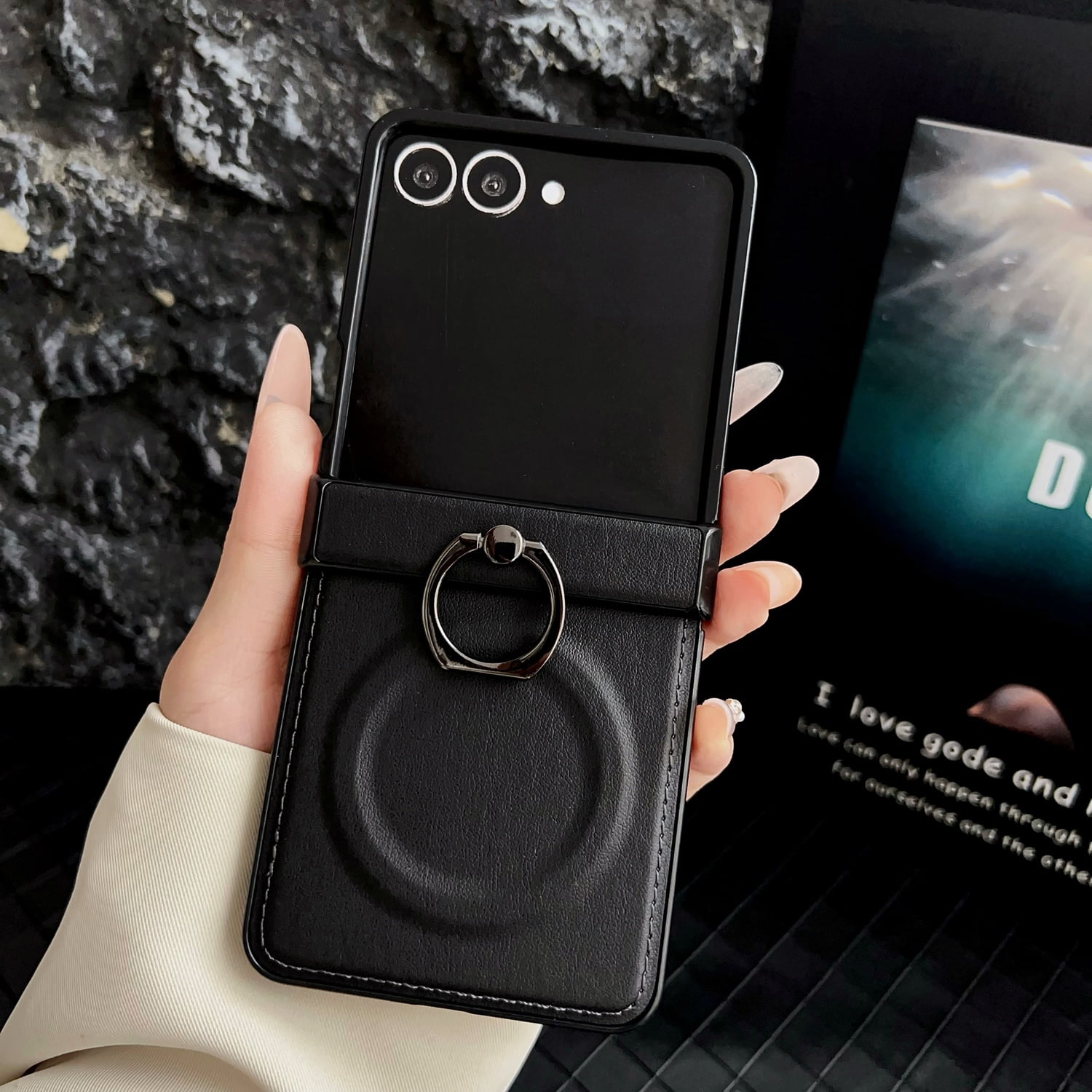 for Samsung Galaxy Z Flip 7 Magnetic Case with Hinge Protection ...