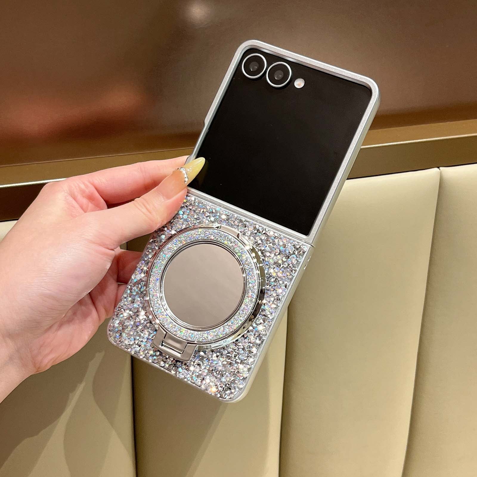 For Samsung Galaxy Z Flip 7 Phone Case,Luxury Cute Bling Sparkle Shiny ...