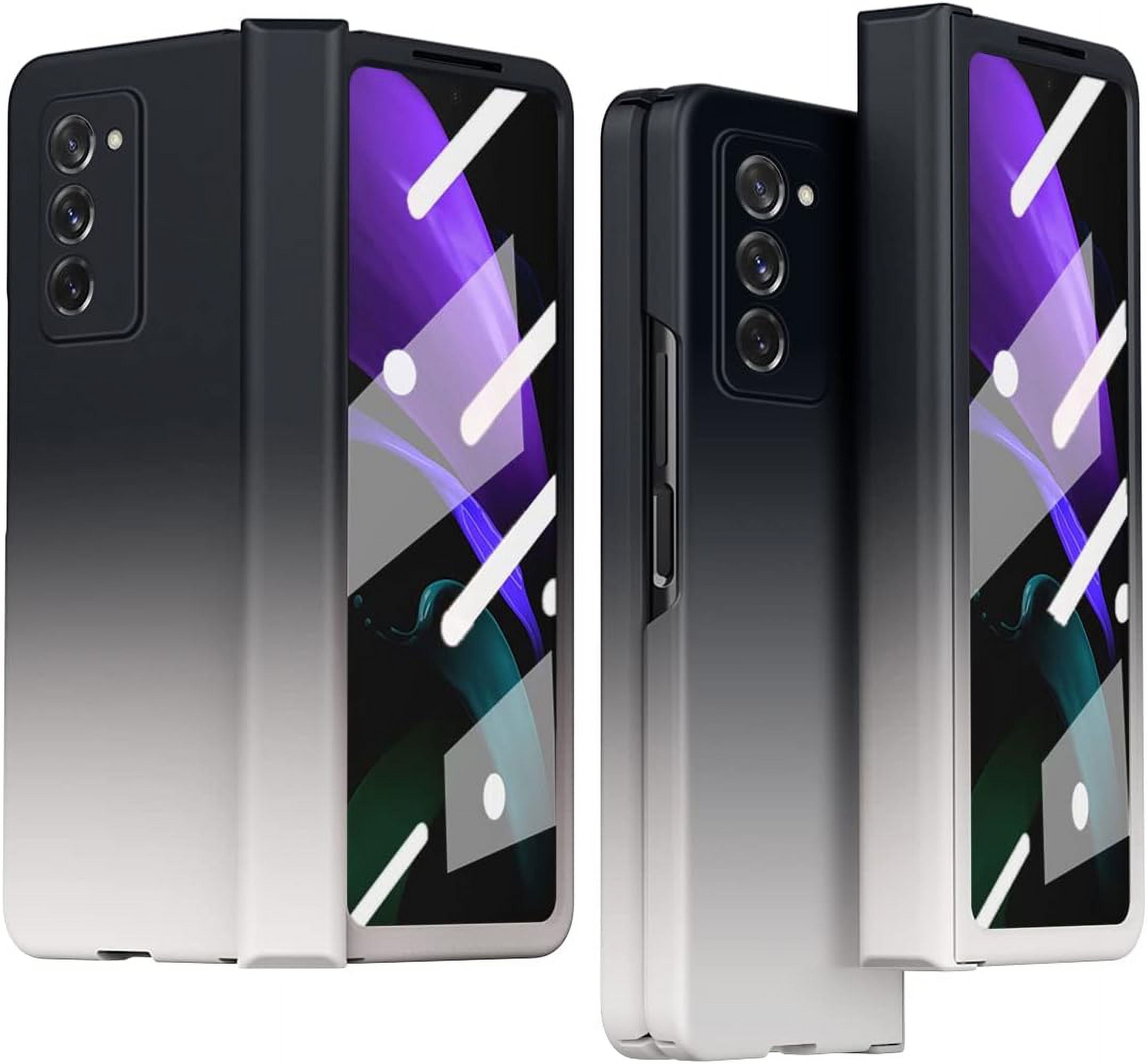 for Samsung Galaxy Z Fold 2 5G Case, with Glass Screen Protector ...