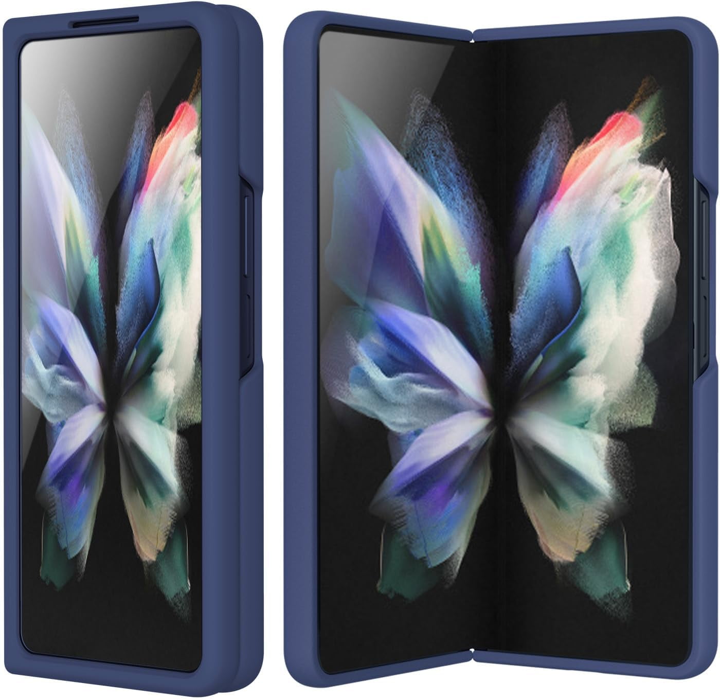 for Samsung Galaxy Z Fold 3 Case, Galaxy Z Fold 3 Liquid Silicone Case ...