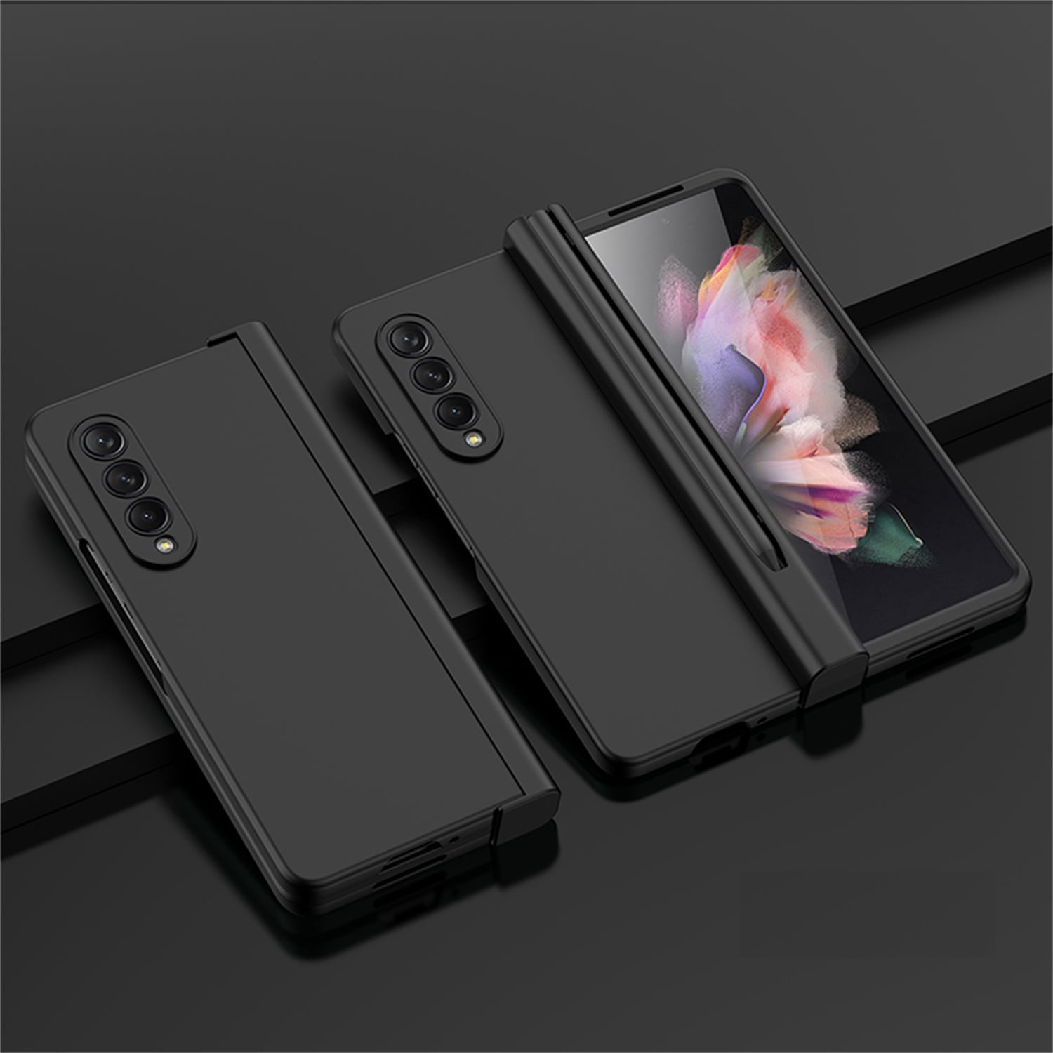 for Samsung Galaxy Z Fold 3 Case with S Pen Holder, Z Fold 3 5G Case ...