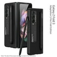 Samsung Galaxy Z Fold 3 Case with S-Pen Pocket, Dteck Carbon Fiber ...
