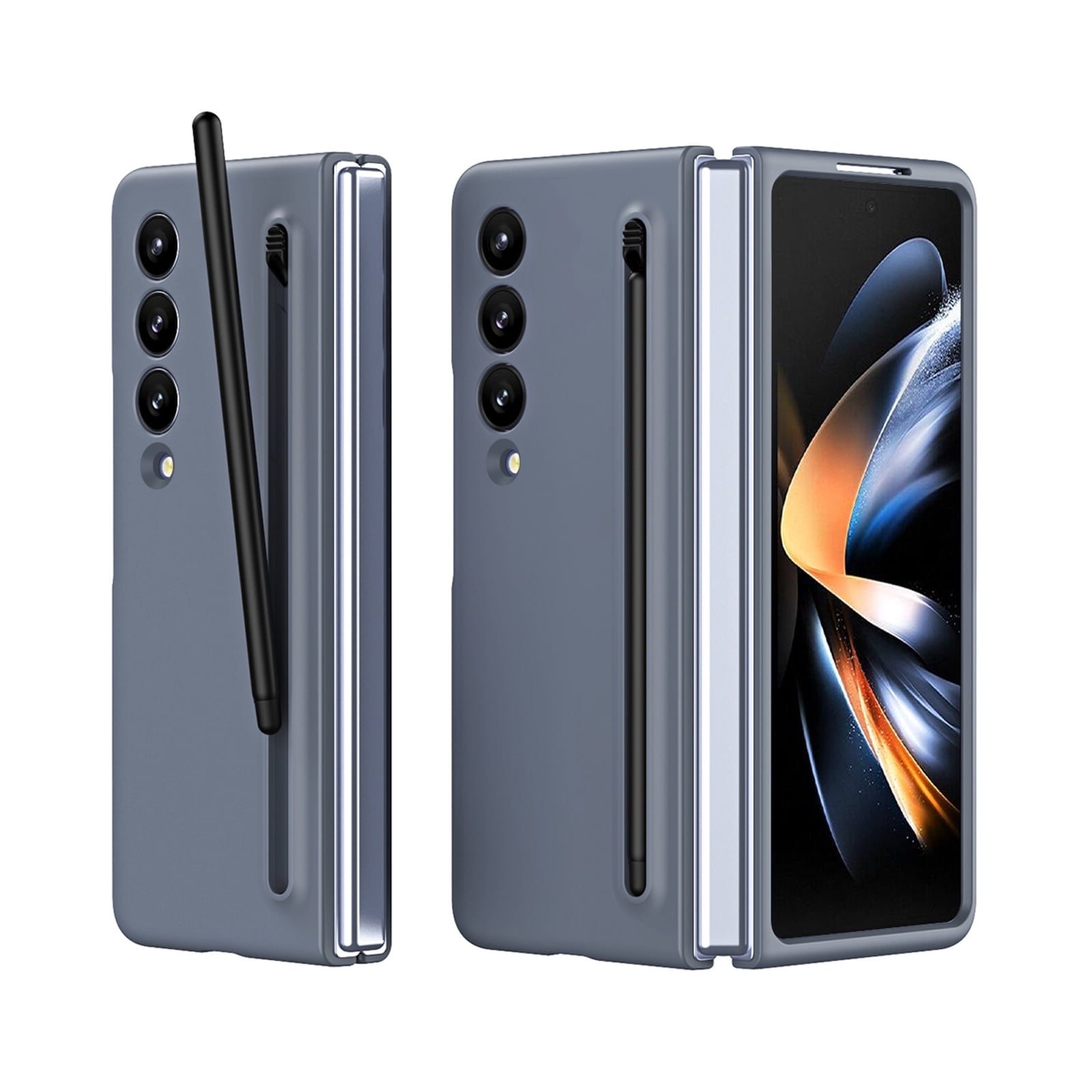 for Samsung Galaxy Z Fold 3 Case with S Pen Stylus & Pen Holder, Hinge ...