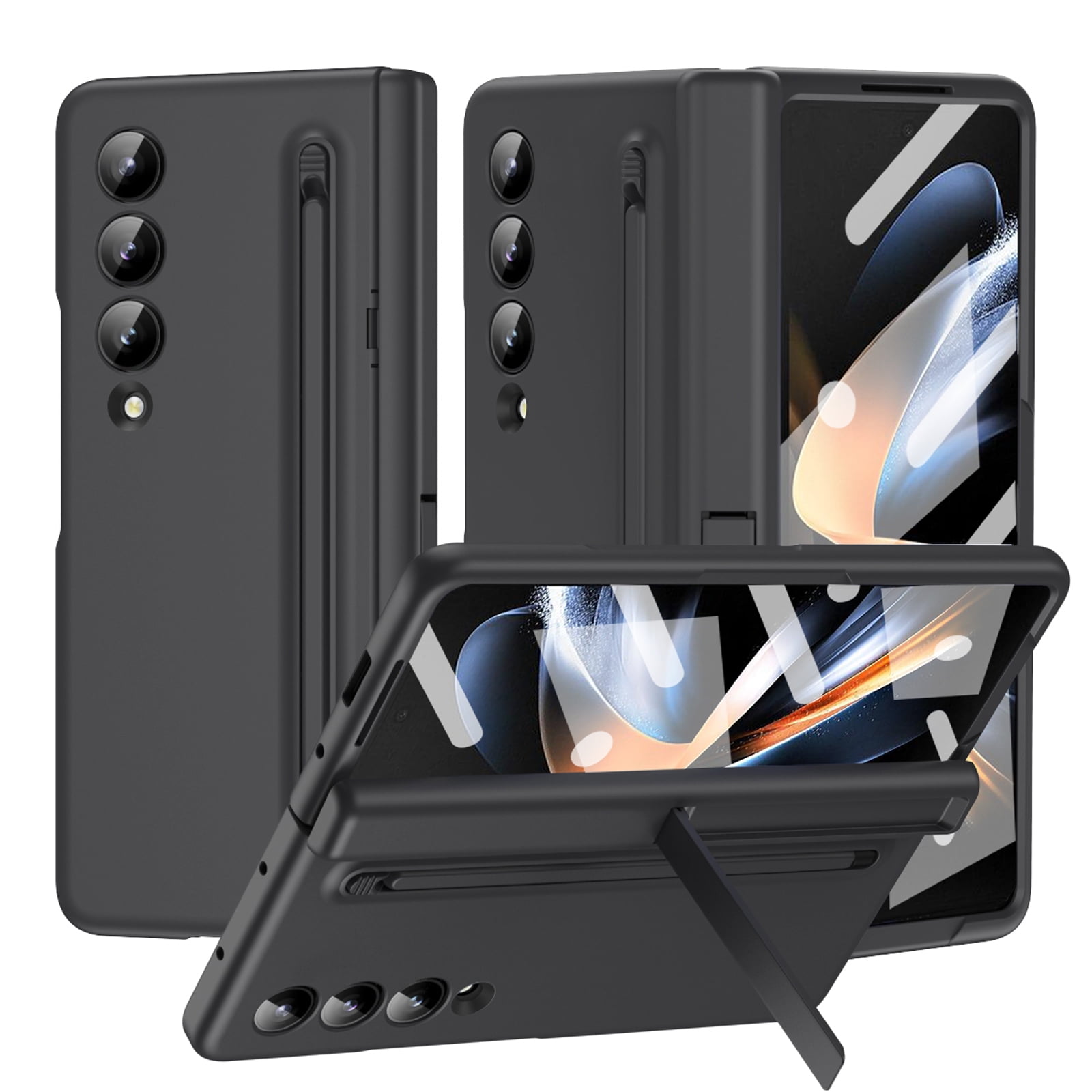 for Samsung Galaxy Z Fold 4 5G Case with S Pen Holder & Stylus, Z Fold ...