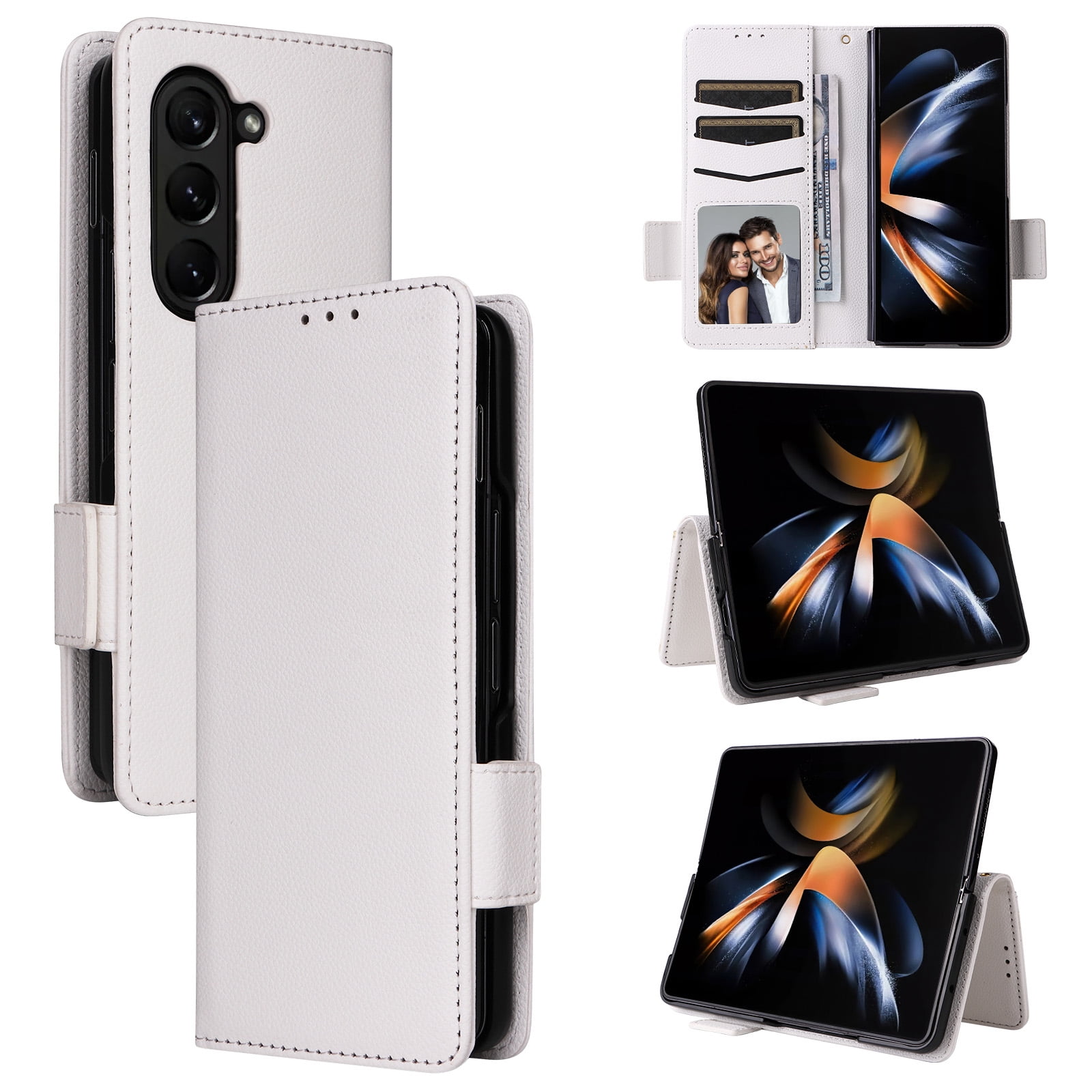 for Samsung Galaxy Z Fold 5 Wallet Case with RFID Blocking Credit Card ...
