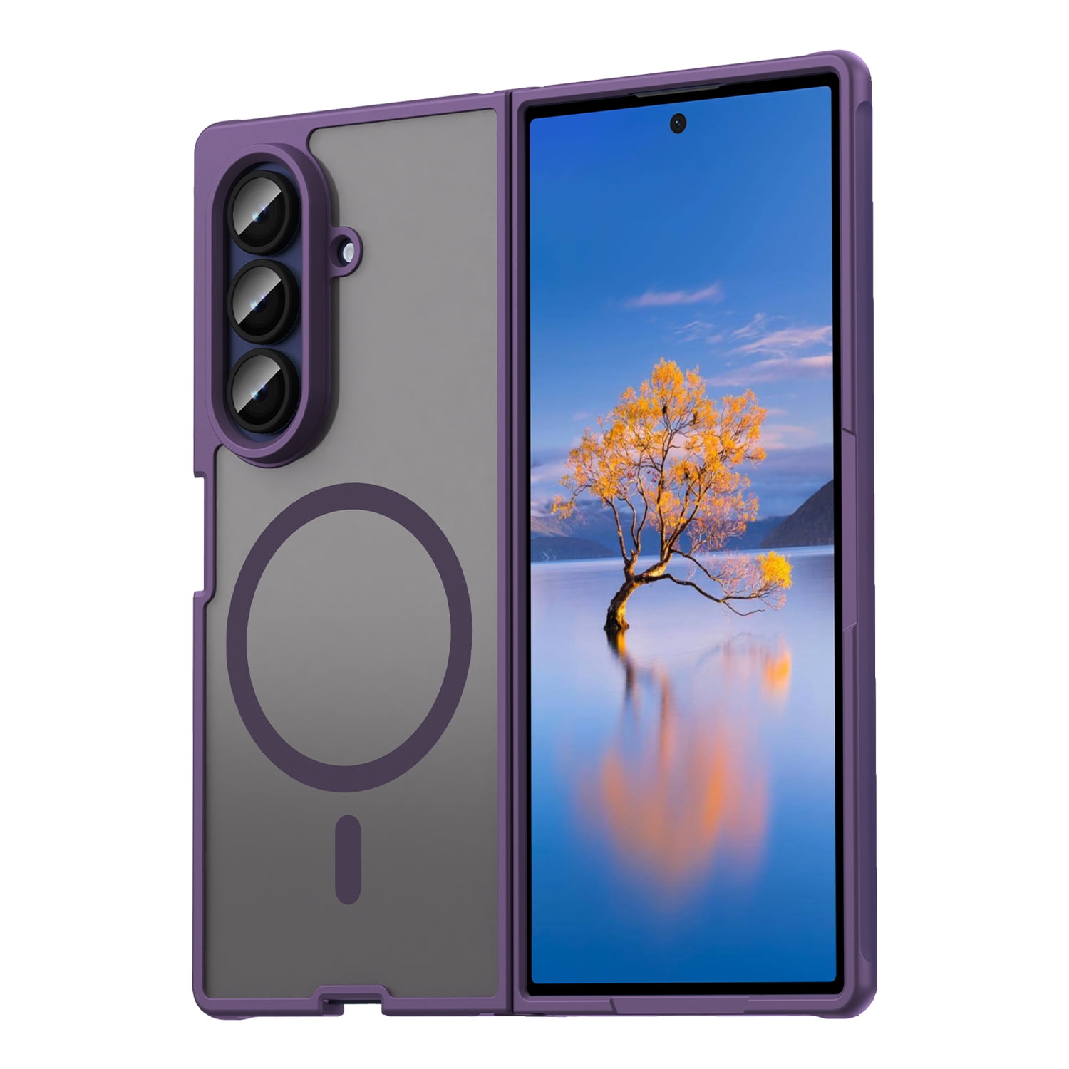 for Samsung Galaxy Z Fold 7 Case Magnetic Phone Case Compatible with ...