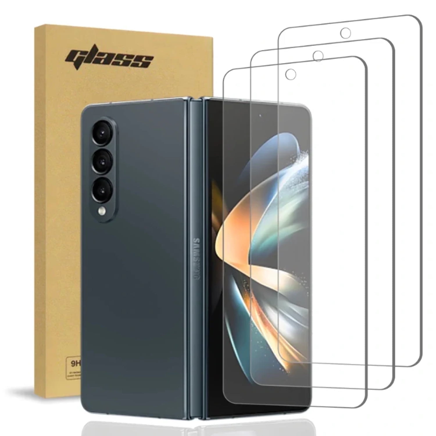 Samsung Galaxy Z Fold4 5G (3 Per Pack) 2.5D Glass Screen Protector ...
