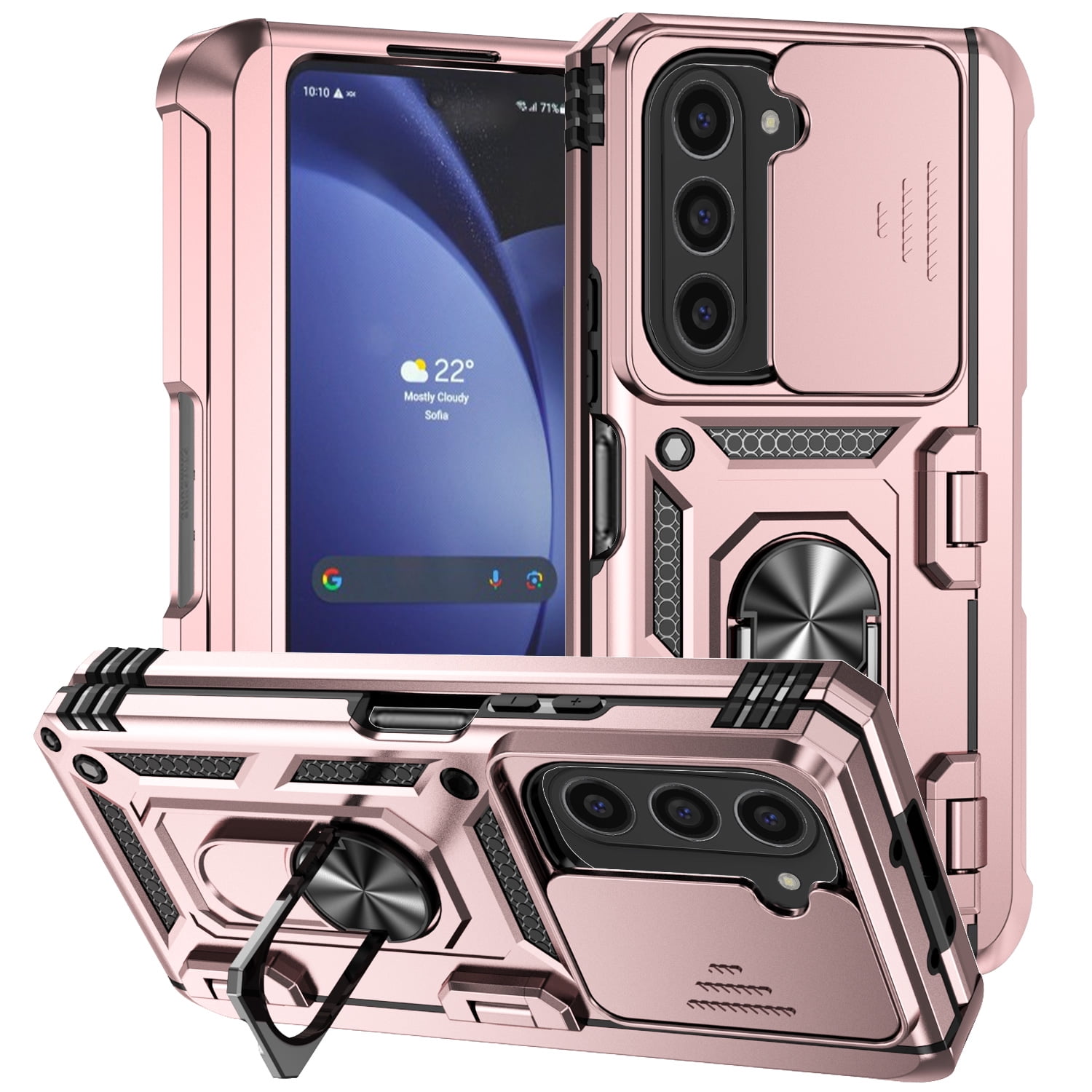 for Samsung Galaxy Z Fold6 Heavy Duty Case, Rugged Military Grade ...