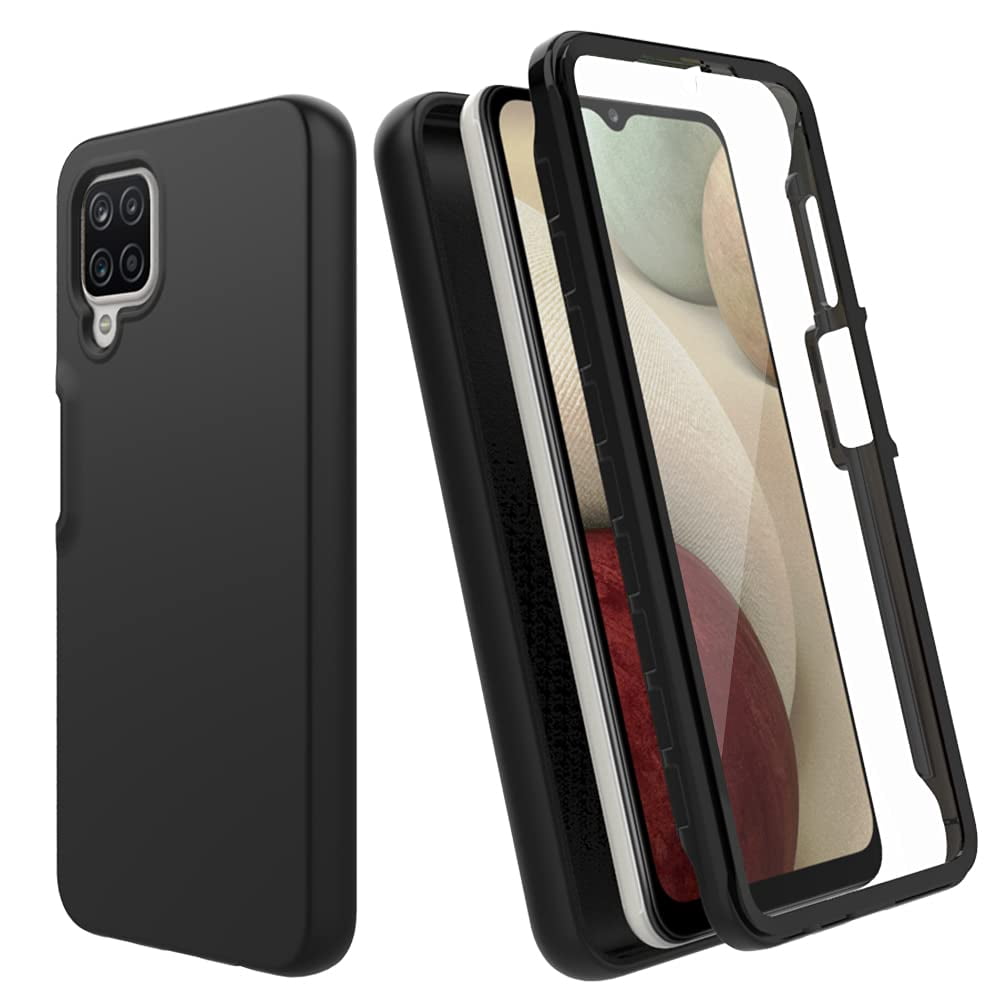 Samsung Galaxy a12 Case, Samsung a12 Case with [Built In Screen ...