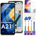for Samsung Galaxy a21 Screen Replacement for Samsung a21 LCD for Galaxy a21 Display for SM ...