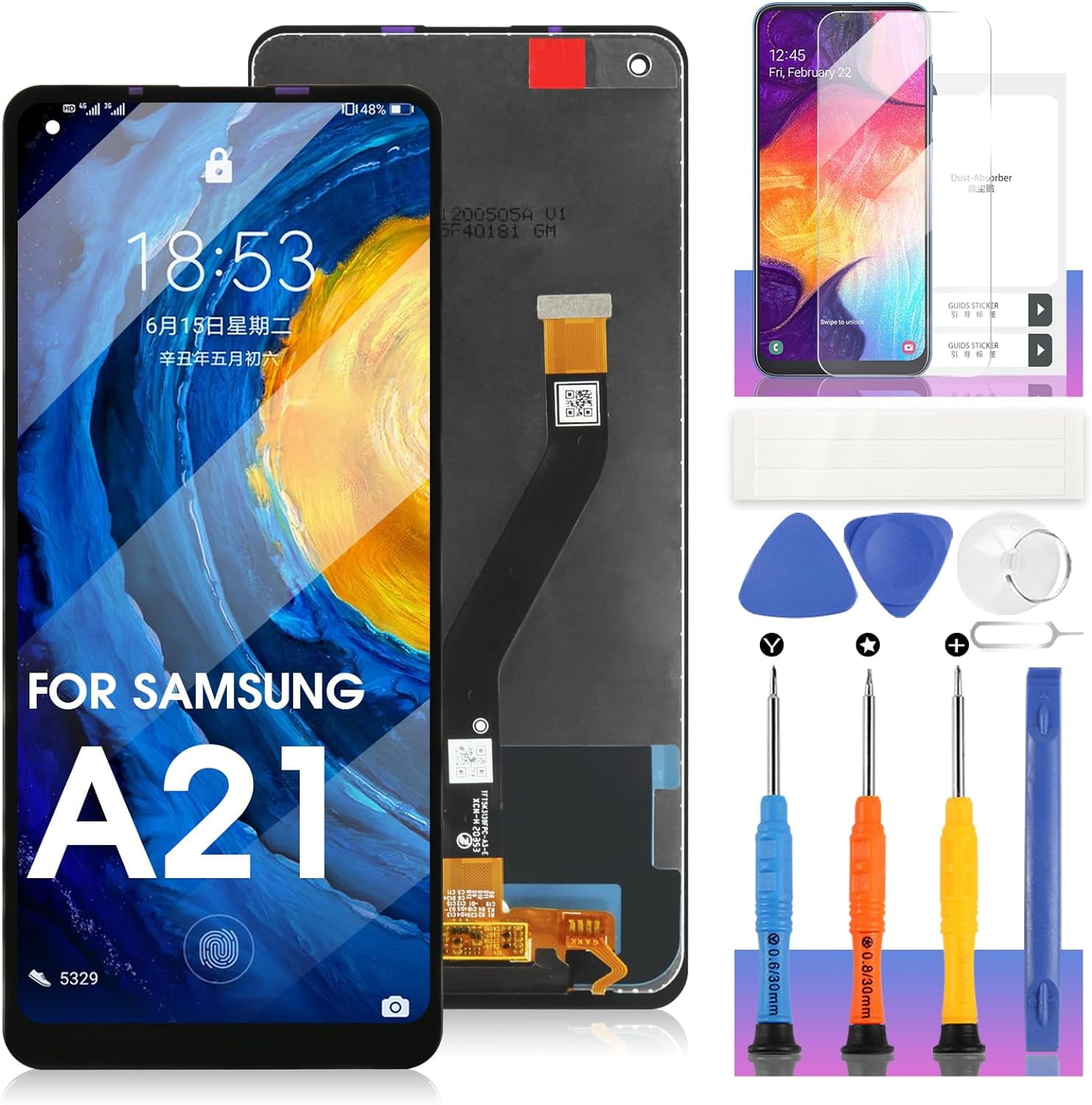 for Samsung Galaxy a21 Screen Replacement for Samsung a21 LCD for ...