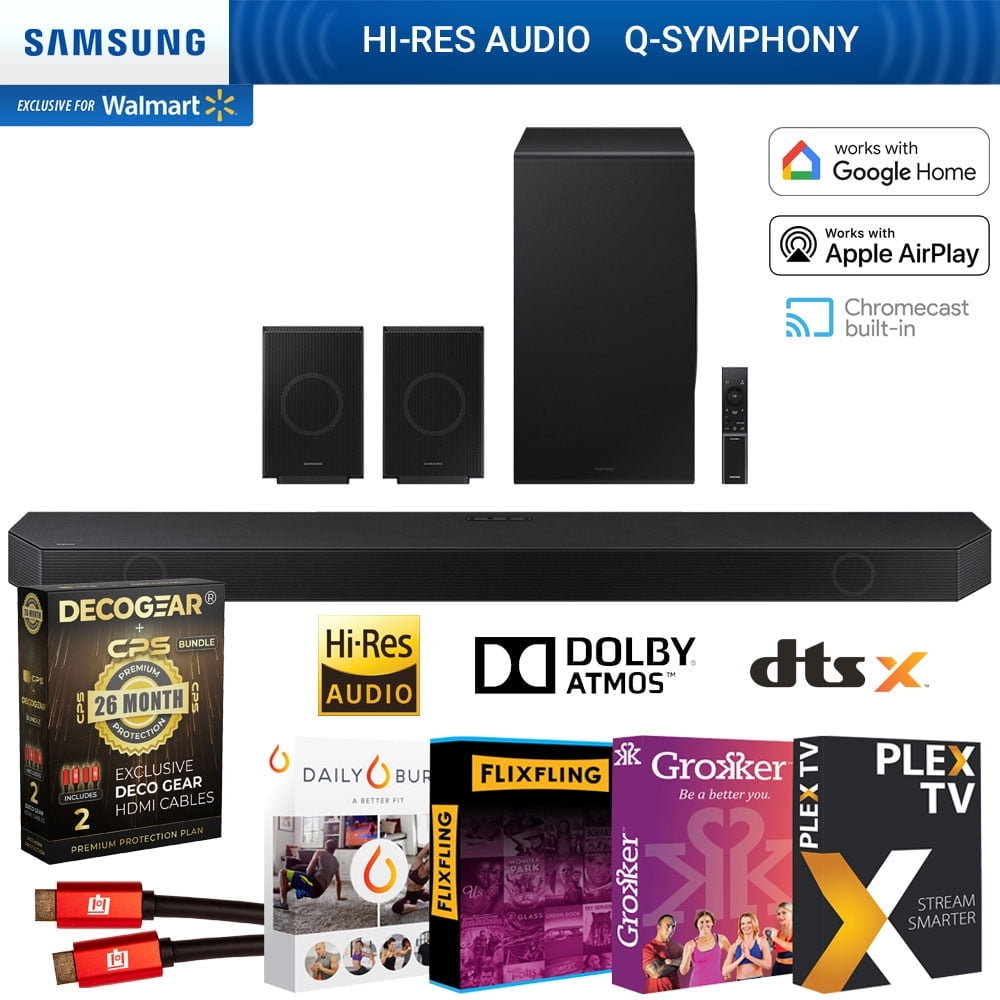 Samsung HQ-Q990D Q-series 11.1.4 ch. Wireless Dolby Soundbar with Q ...