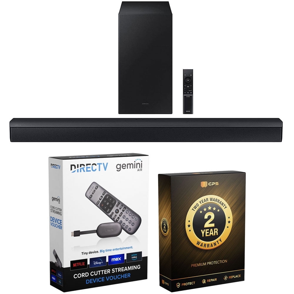 Samsung HW-C450 Soundbar and Wireless Subwoofer with Redeemable DIRECTV ...