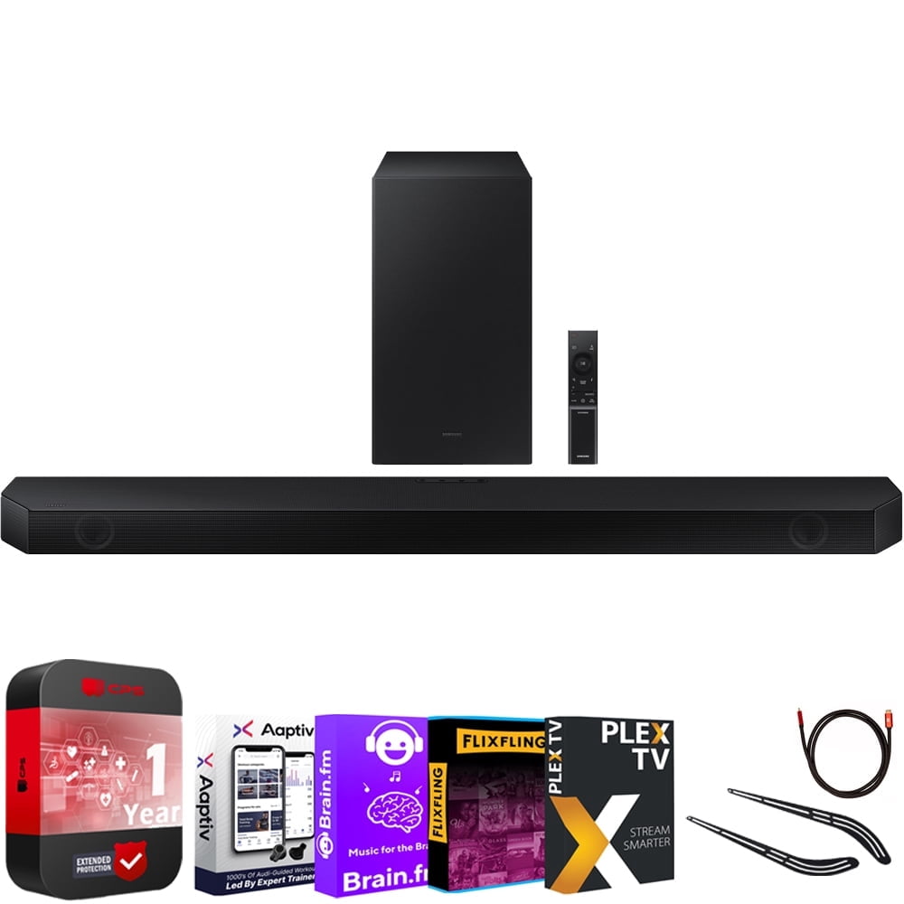 Samsung HW-Q600B 3.1.2ch Soundbar W/ Dolby Audio DTS:X (2022) Bundle ...