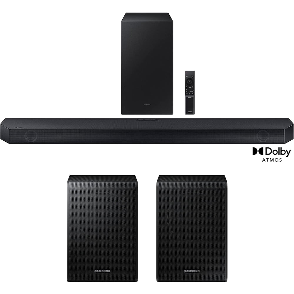 Samsung HW-Q600C Soundbar/Subwoofer, Dolby Audio, 3.1.2ch, SWA-9200S Speaker Bundle - Walmart.com