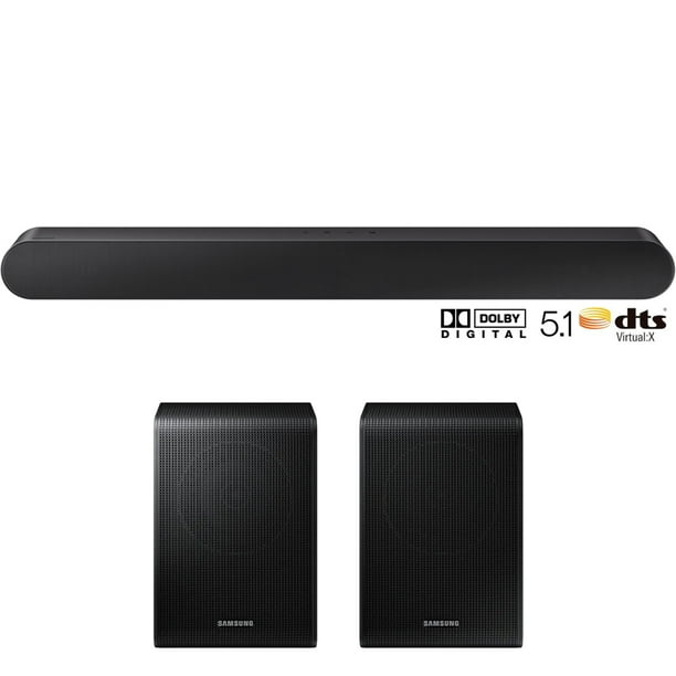 Samsung HW-S50B 3.0ch All-in-One Soundbar w/ Dolby 5.1 DTS Virtual:X Bundle with Samsung SWA ...