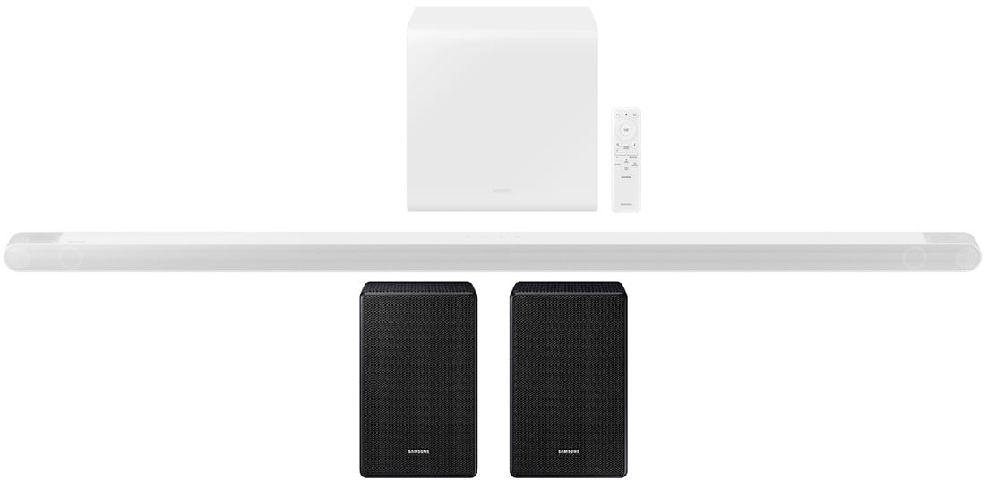 Samsung HW-S801B Ultra Slim Soundbar with Surround Sound Expansion and ...