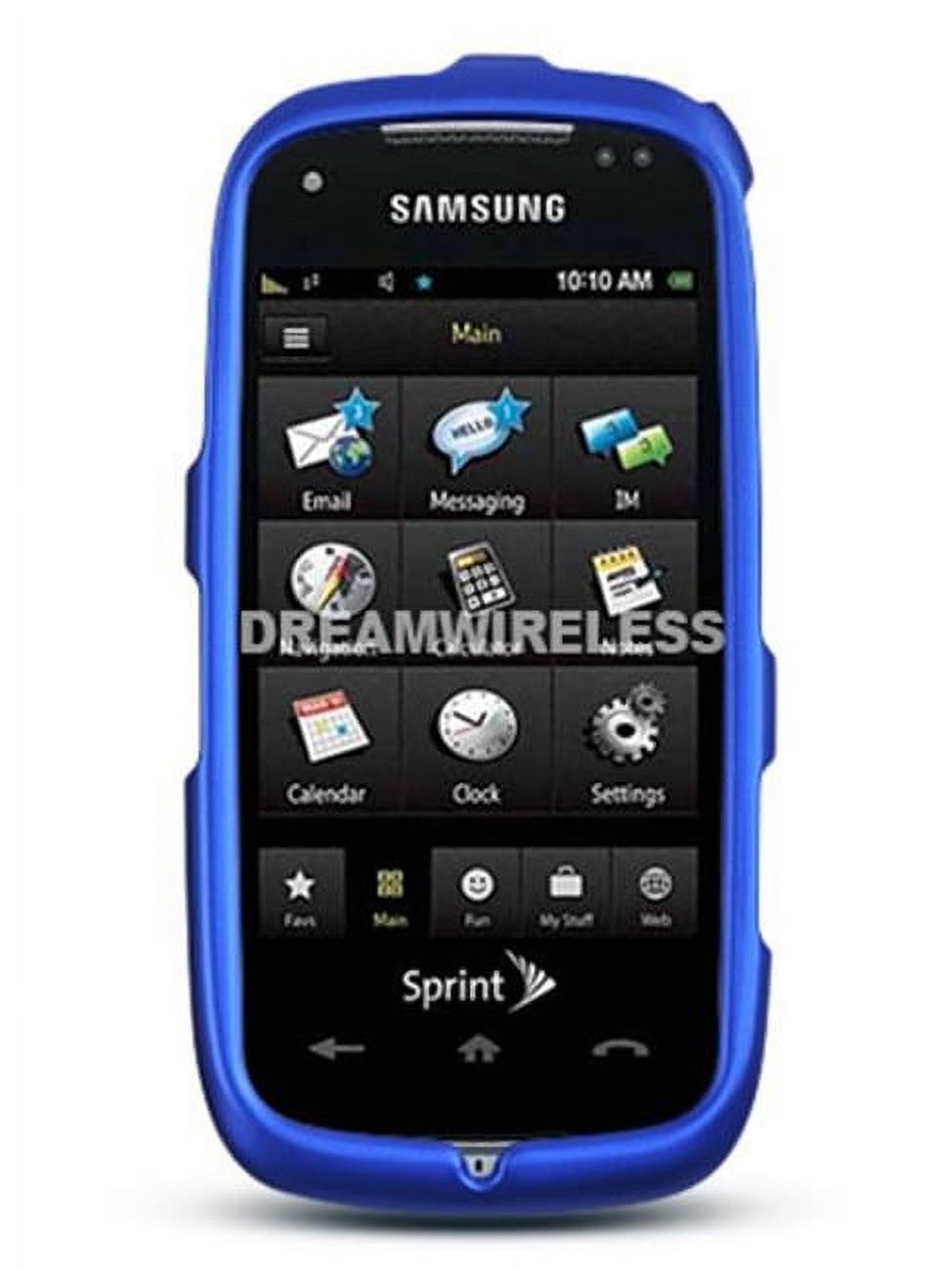 Samsung Instinct Hd (S50) Crystal Rubber Case Blue (Sprint) - Walmart.com