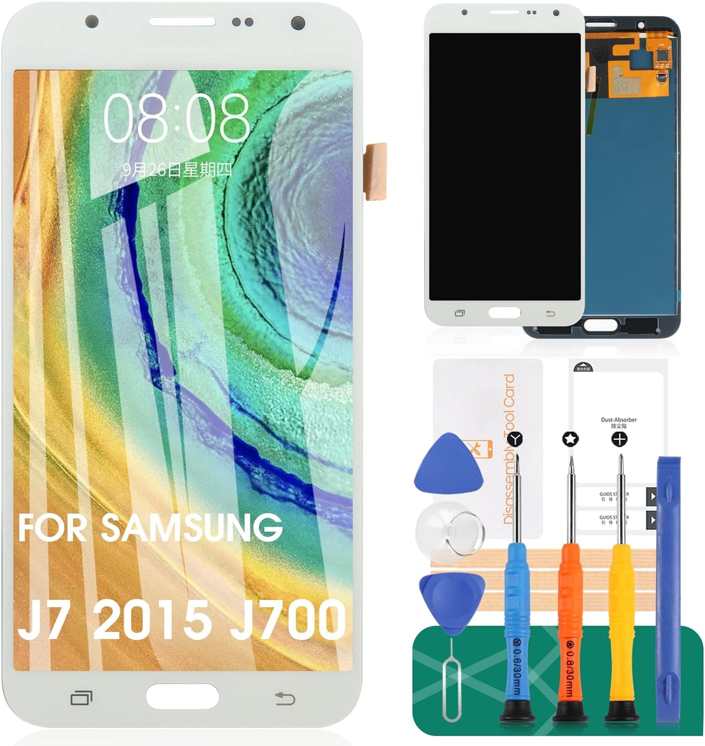 for Samsung J700 LCD Screen Replacement-SRJTEK Screen Replacement for Samsung Galaxy J7 2015 ...