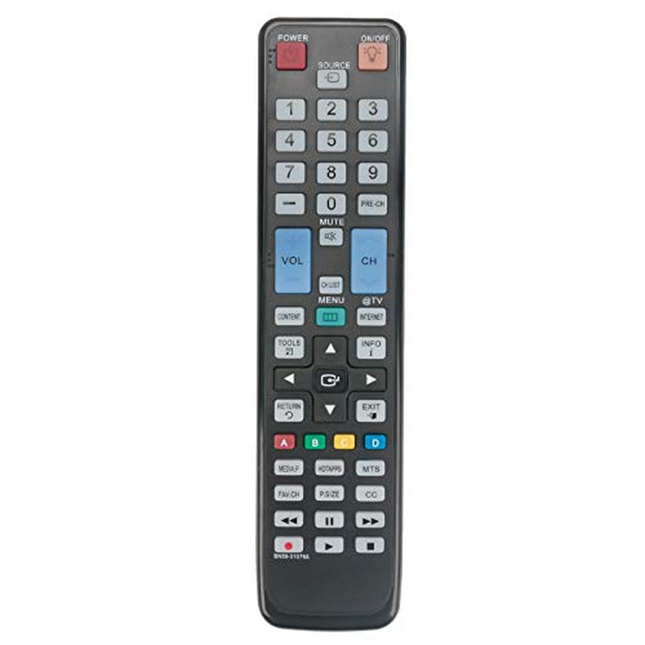 Samsung LCD TV Remote Control Replacement Model BN59-01076A - Walmart.com