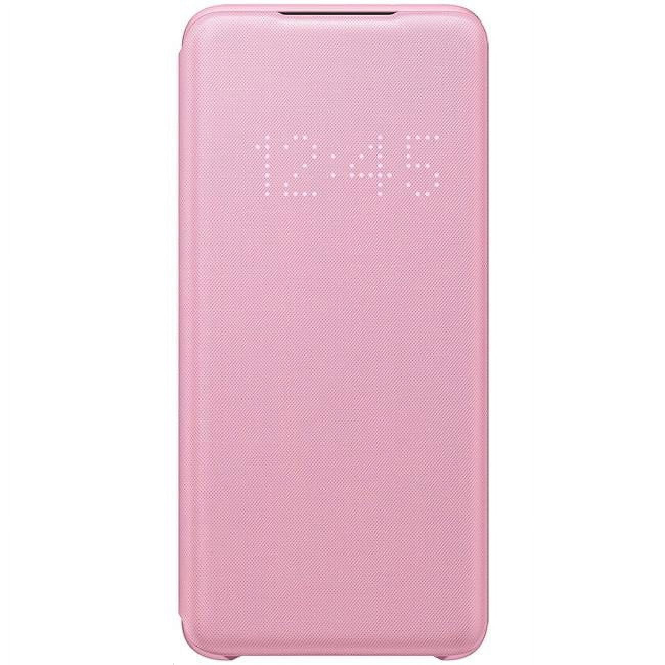 Samsung LED Wallet Cover EF-NG980 - Flip cover for cell phone - pink ...
