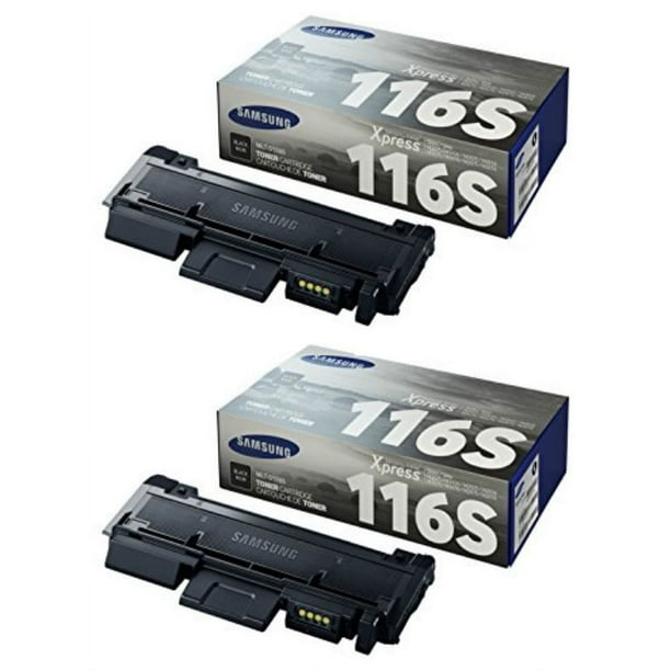 Samsung MLT-D116S Black Toner Cartridge 2-Pack - Walmart Business Supplies