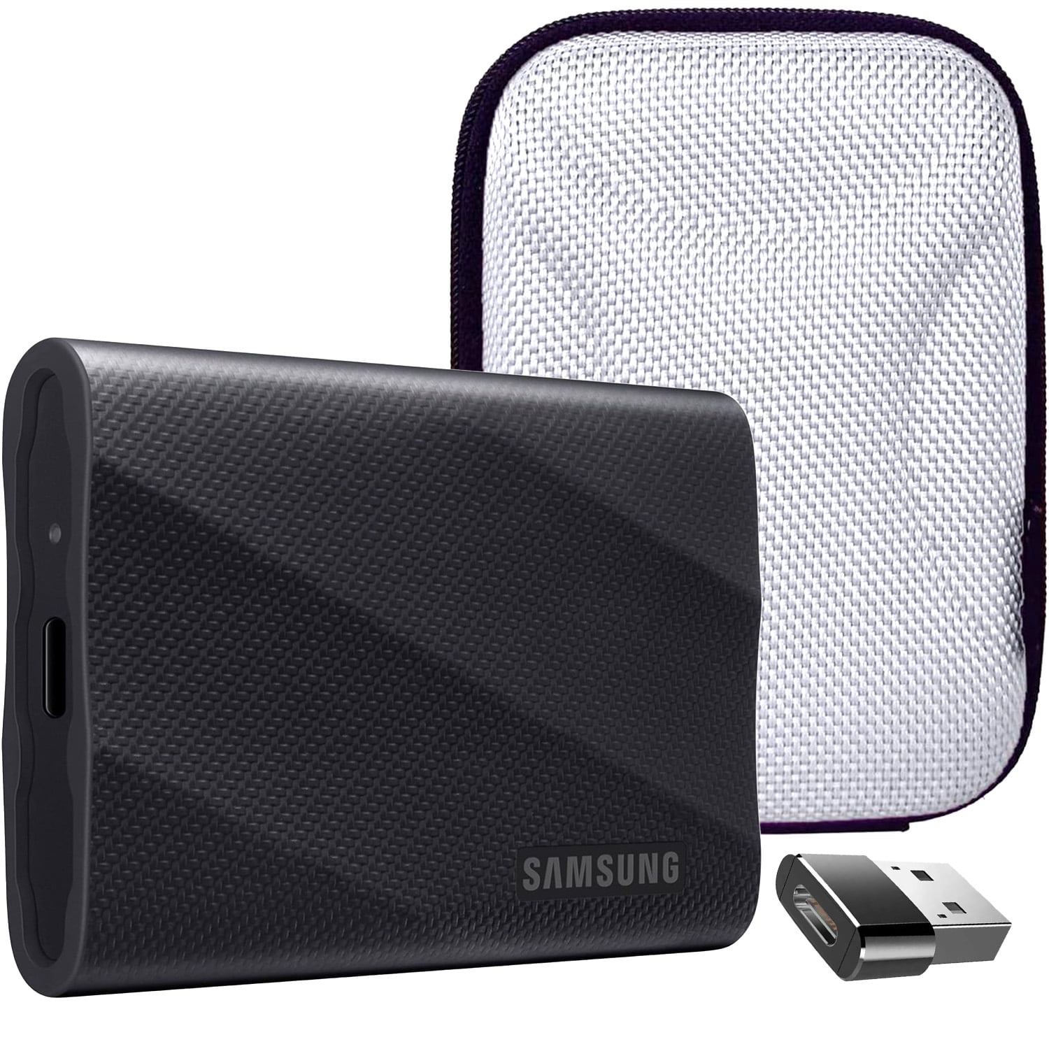 Samsung MU-PG2T0B/AM T9 2TB Portable SSD, USB 3.2 Gen 2x2 2,000 MB/s ...