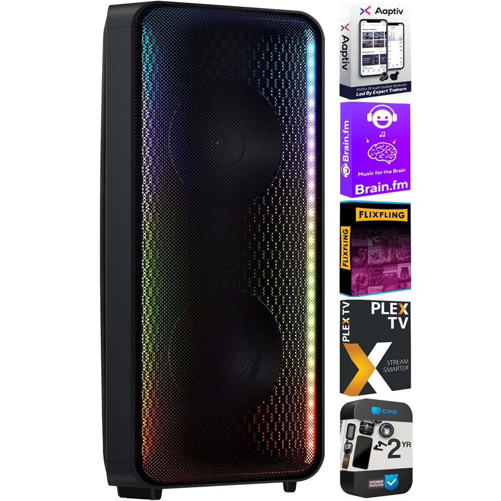 Samsung MX-ST40B/ZA Sound Tower High Power Audio 160W Portable Speaker ...