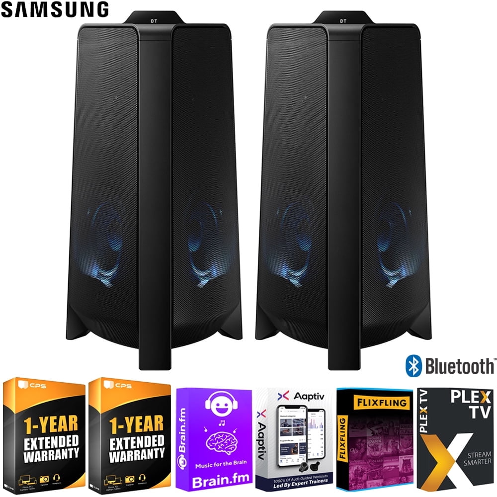 Samsung MX-T50 Giga Party Audio, High Power 500W (2-Pack) Bundle with ...