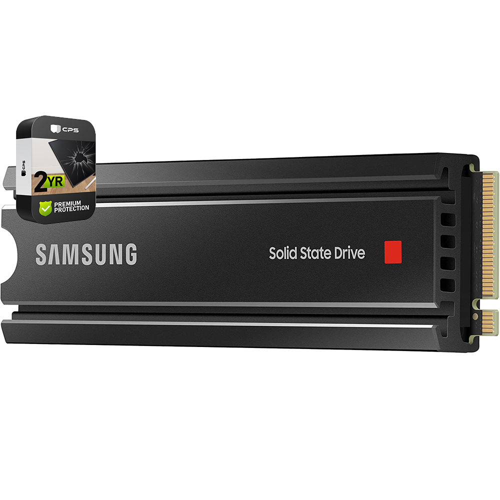 Samsung 980 PRO 1TB PCIe 4.0 NVMe SSD with Heatsink for PC/PS5, 2 YR ...
