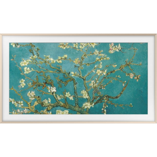 Samsung 75-in The Frame Customizable Bezel - Sand Gold Metal (VG ...