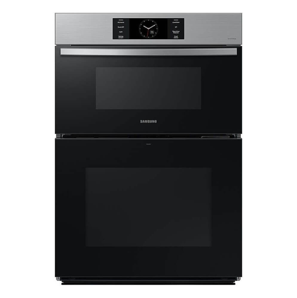 Samsung NQ70CG700DSR 30 inch Bespoke Stainless Built-In Electric Convection Combination Wall ...