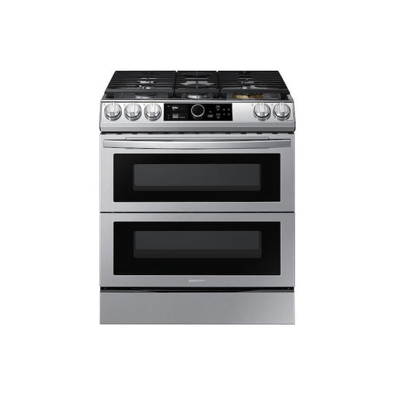 Samsung 6.0 Cu. Ft. Flex Duo Front Control Slide-in Gas Range ...