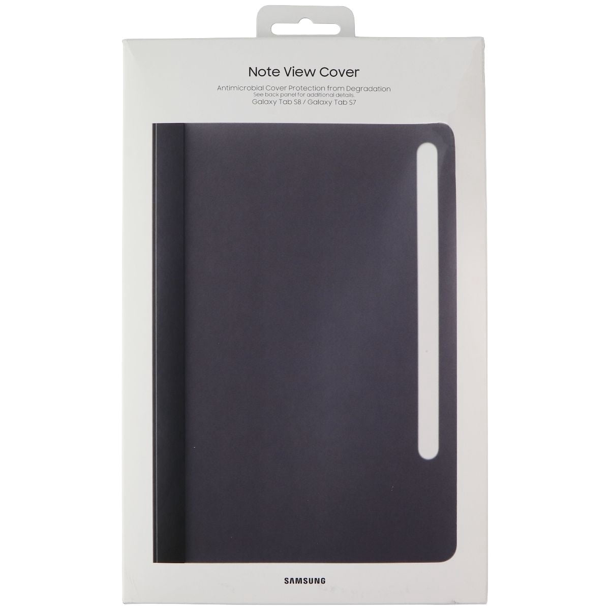 Samsung Galaxy Tab S8/S7 Note View Cover - Black, Touch-Sensitive, S ...