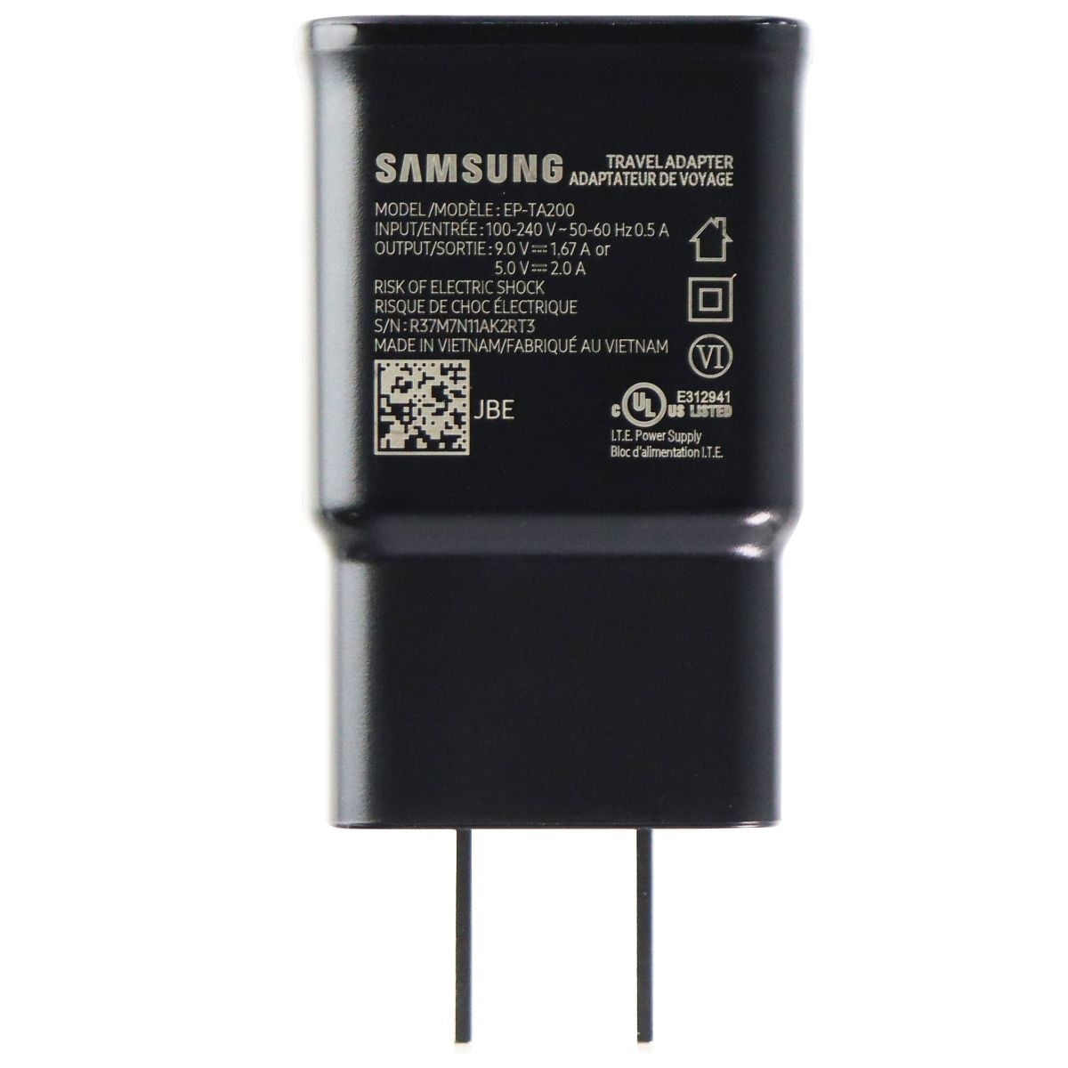 Samsung OEM Adaptive Fast Charge Single USB Wall Adapter - Black (EP ...